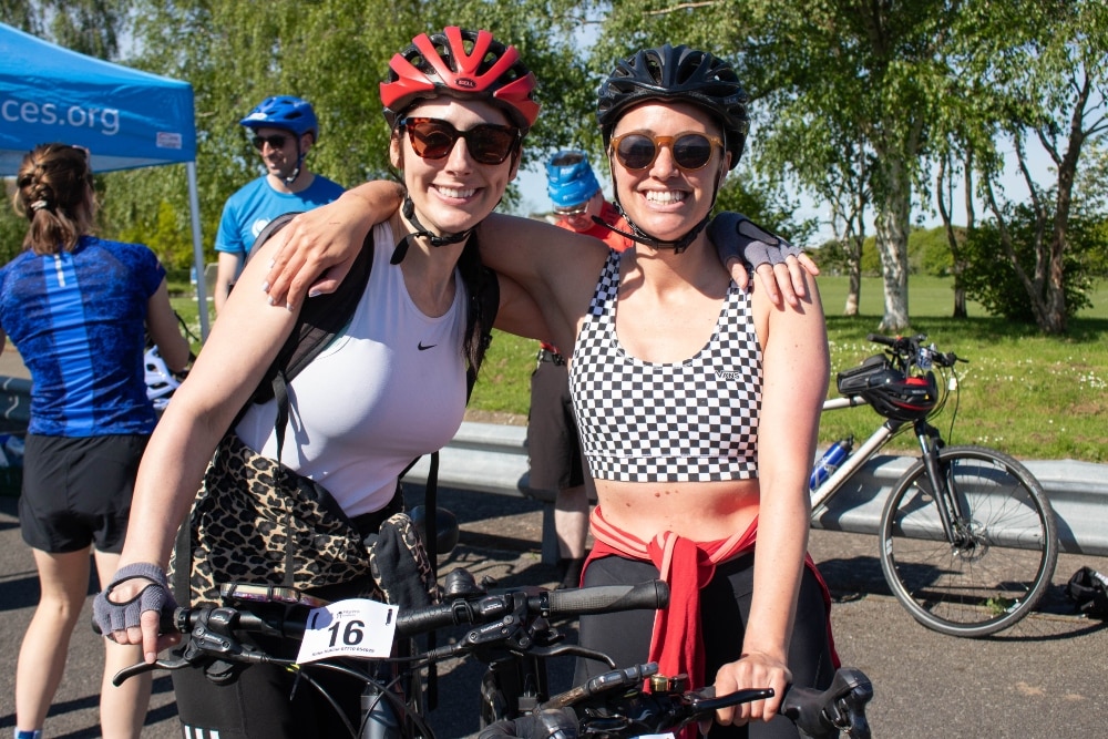 Spring was in the air for the Pilgrims Hospices Cycle Challenge on Bank ...