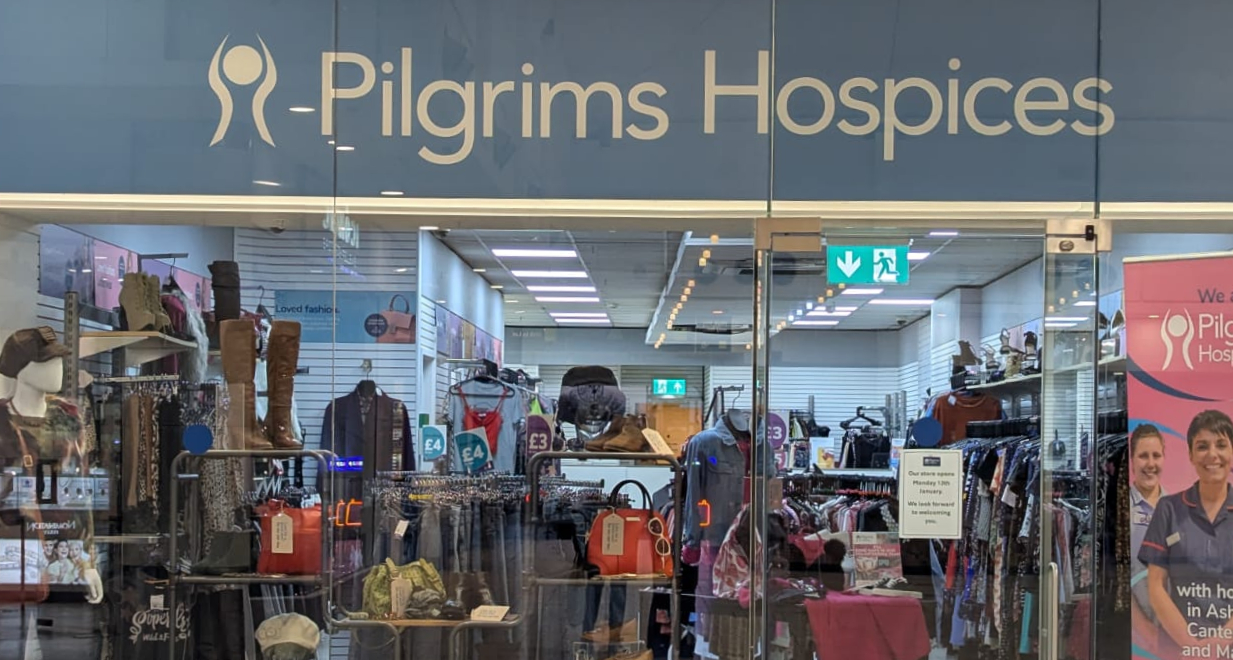 New Pilgrims Hospices pop-up shop opens in Ashford - Pilgrims Hospices